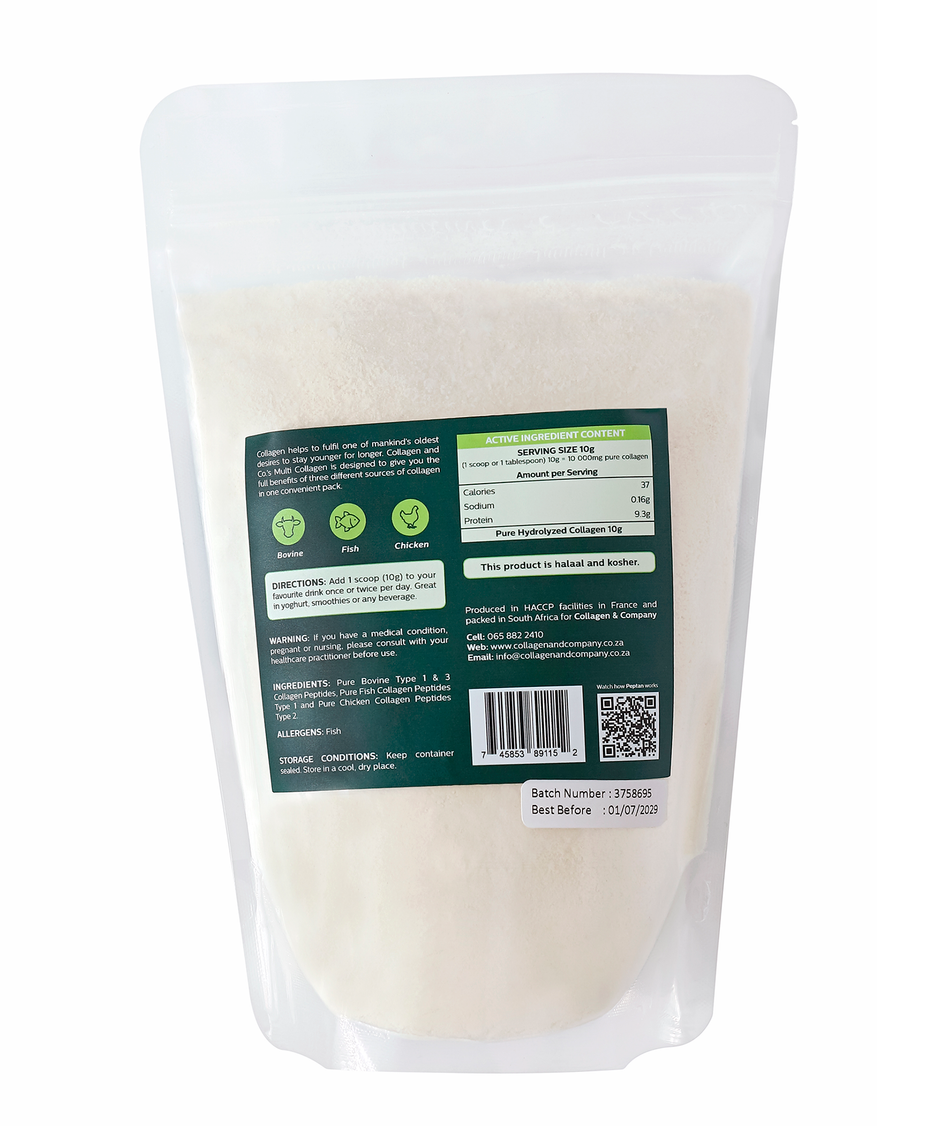 1kg Pure Hydrolysed Collagen Powder (2 x 500g) – Collagen & Company