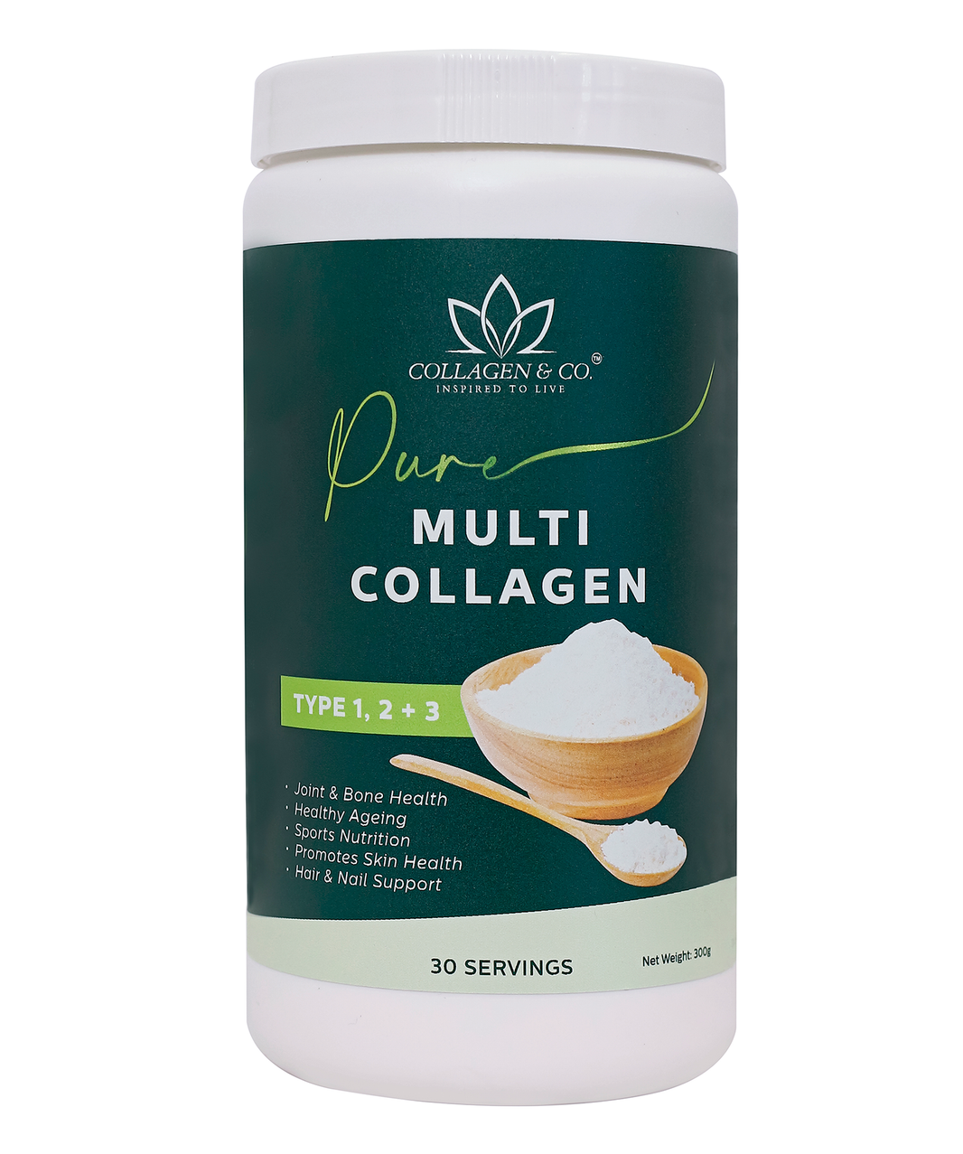 1kg Pure Hydrolysed Collagen Powder (2 x 500g) – Collagen & Company